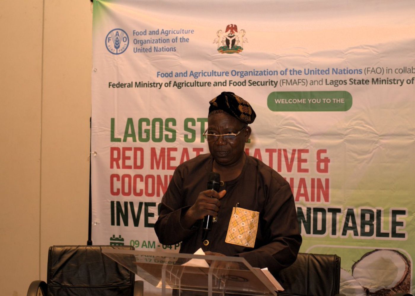 FAO, Lagos Government Target Investment in Red Meat, Coconut Value ...
